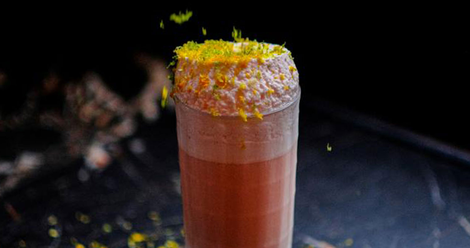Mix This Tiki Rum Fizz from Mezan Rum and STROH 160 - The Chilled 100